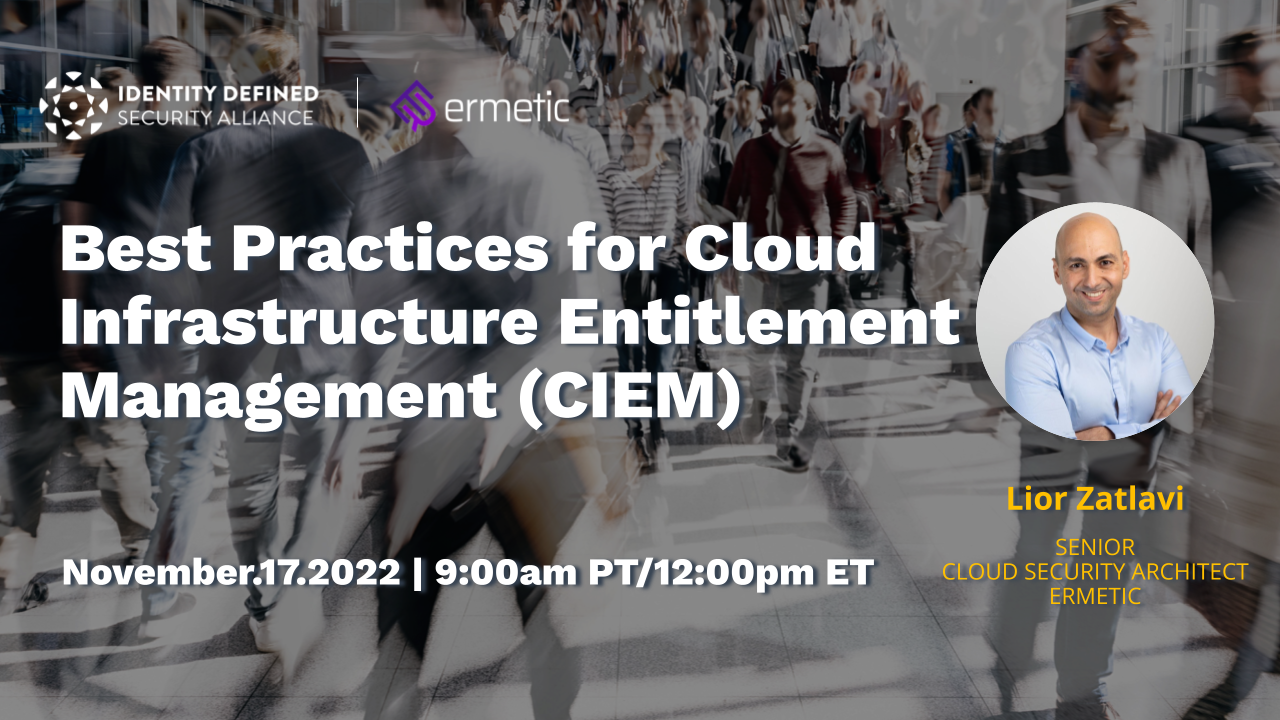 Best Practices for Cloud Infrastructure Entitlement Management (CIEM ...